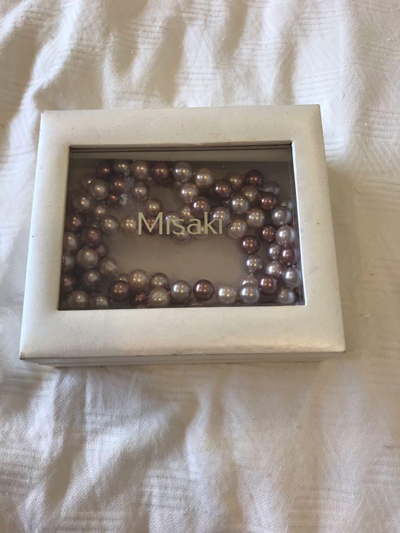 Misaki pearl necklace, Women's Fashion, Jewelry & Organisers, Necklaces ...