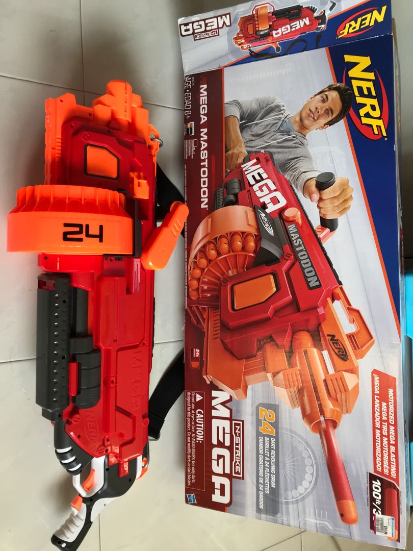 Nerf Gun Mega, Hobbies & Toys, Toys & Games on Carousell