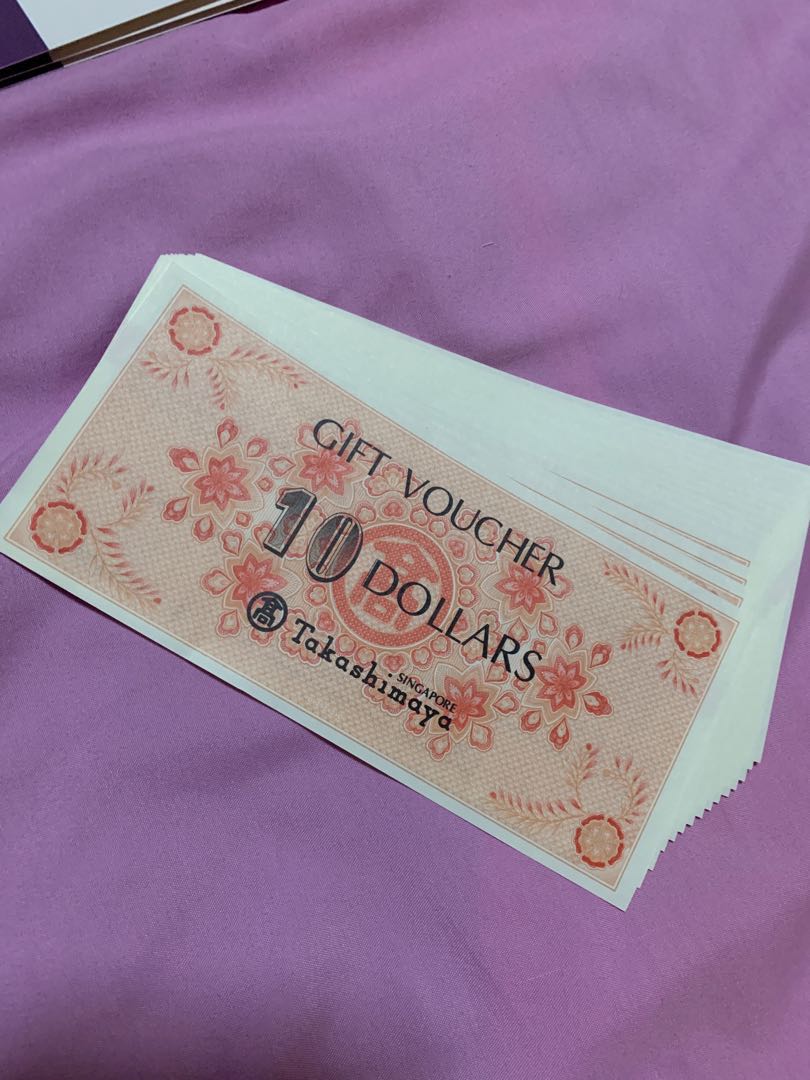 (No nego) $250 Takashimaya Vouchers ($10 deno), Tickets & Vouchers, Vouchers on Carousell