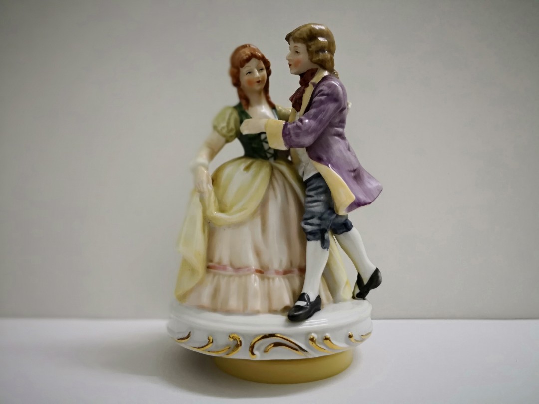 Porcelain Dolls music box, Furniture & Home Living, Home Decor, Vases ...