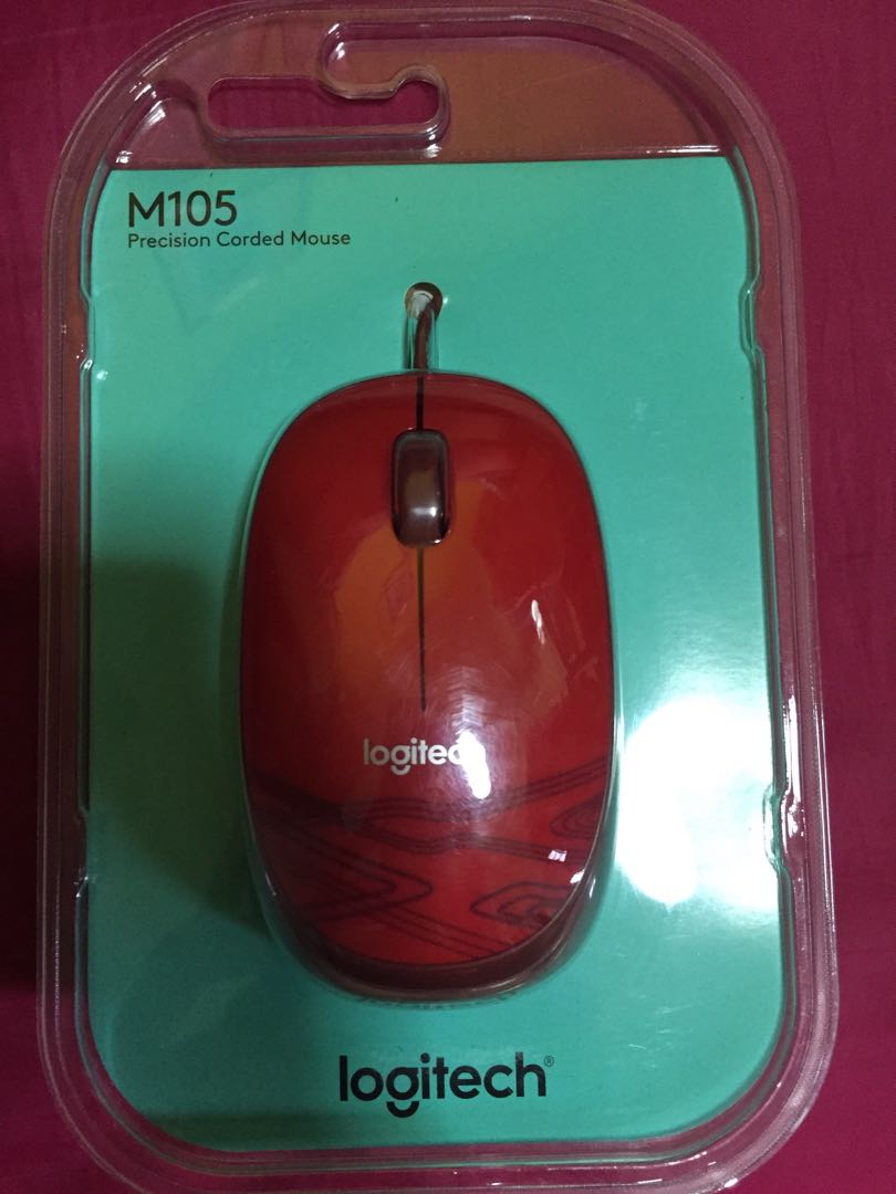 Precision Corded Mouse | Logitech M105, Computers & Tech, Parts ...