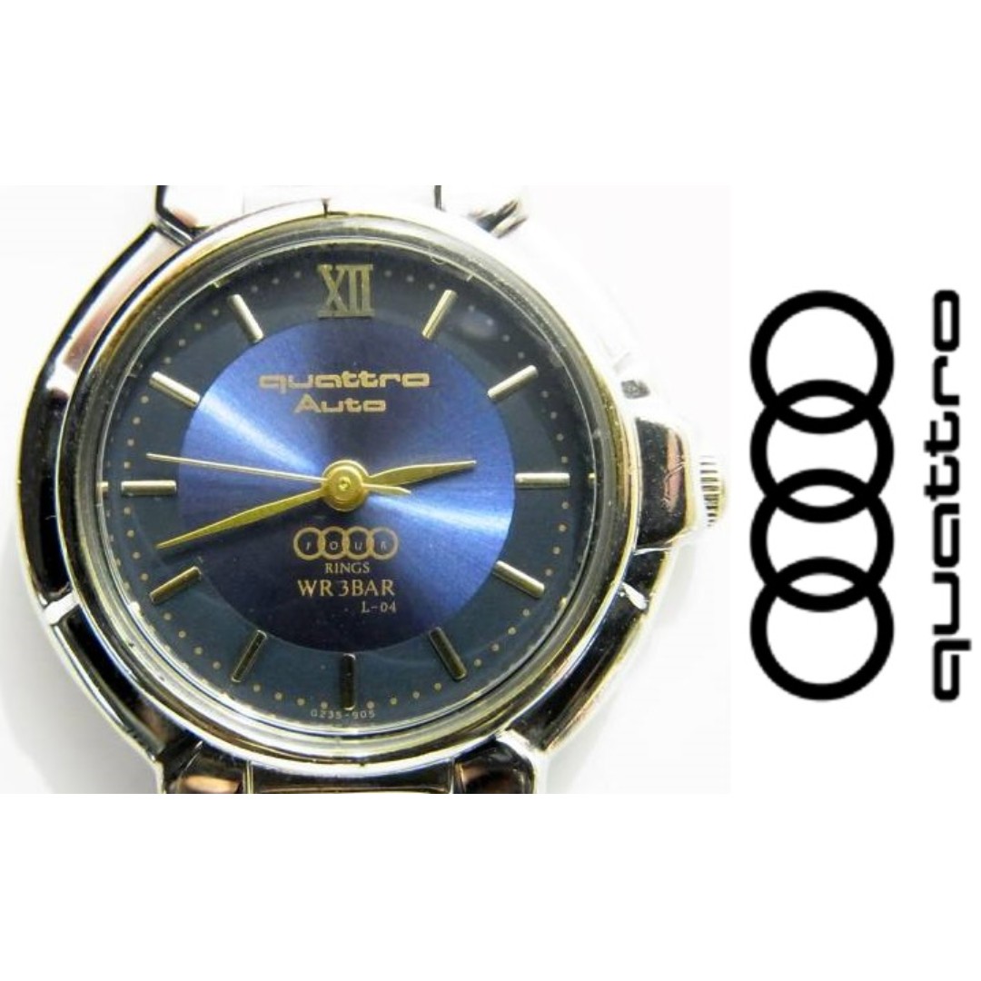 QUATTRO FOUR RINGS (AUDI) 1980'S VINTAGE LADIES' WATCH, Women's Fashion ...