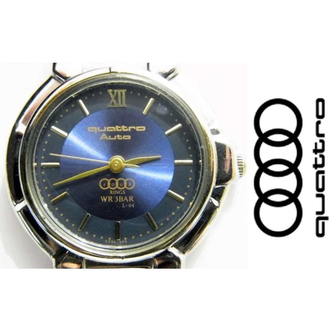 QUATTRO FOUR RINGS (AUDI) 1980'S VINTAGE LADIES' WATCH, Women's Fashion ...