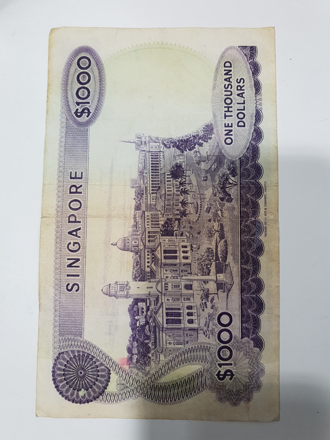Rare Singapore Orchid $1000 Note, Hobbies & Toys, Memorabilia ...