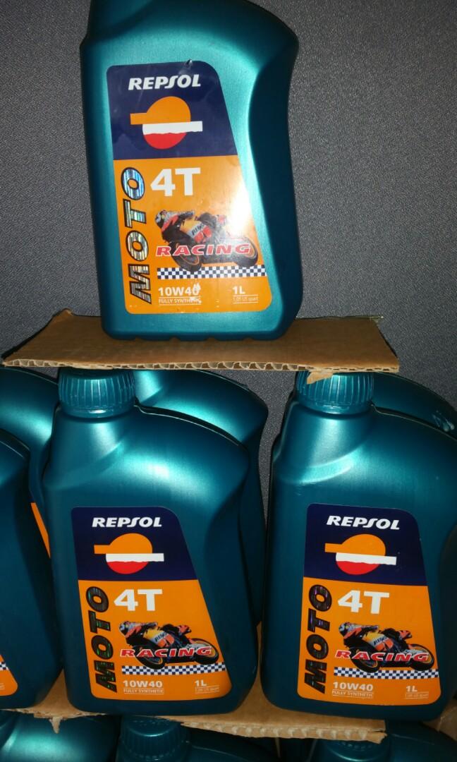 Repsol 4T Racing Fully Synthetic Engine Oil, Motorcycles, Motorcycle ...