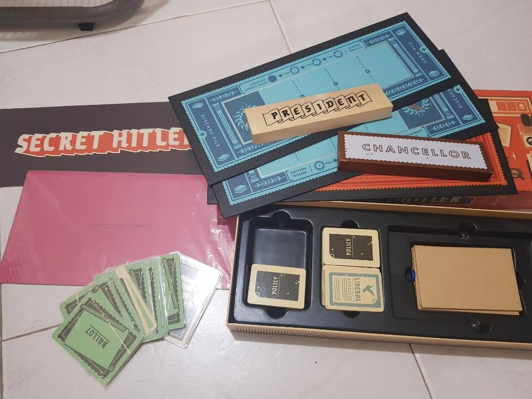 Secret Hitler (Kickstarter version), Hobbies & Toys, Toys & Games on ...