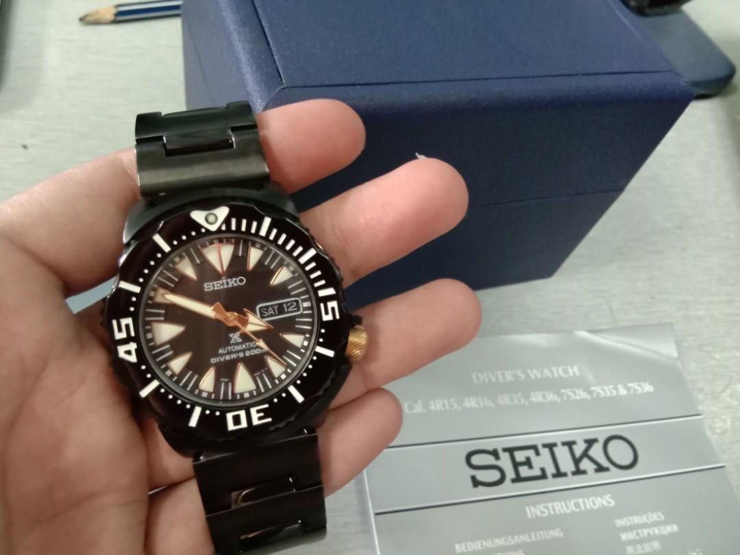 Seiko Monster Srp583 Automatic Watch, Men's Fashion, Watches ...