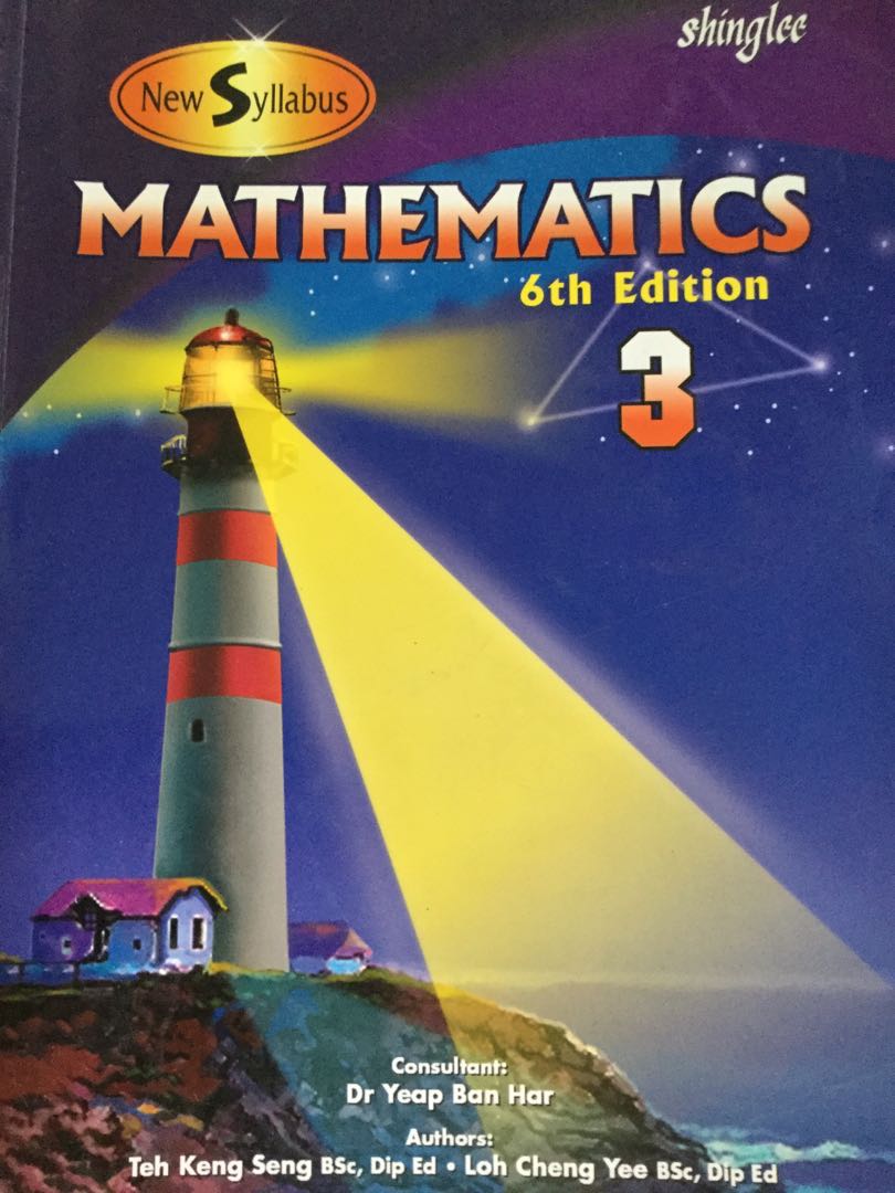 SHINGLEE E.Maths Textbook (Secondary 3), Hobbies & Toys, Books ...