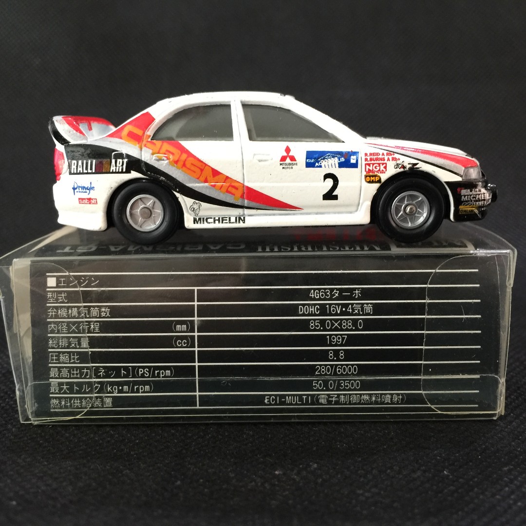 Tomica MI-04 Mitsubishi Lancer EVO IV Carisma-GT Spec, Hobbies & Toys ...