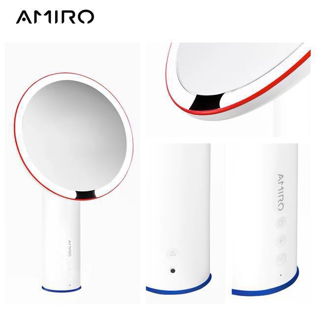 Amiro 8 inch Smart Lighted Vanity Makeup Mirror with Natural Sunlight ...