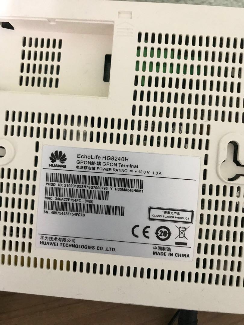 Asus Wifi Router & Huawei GPON Terminal, Computers & Tech, Parts ...