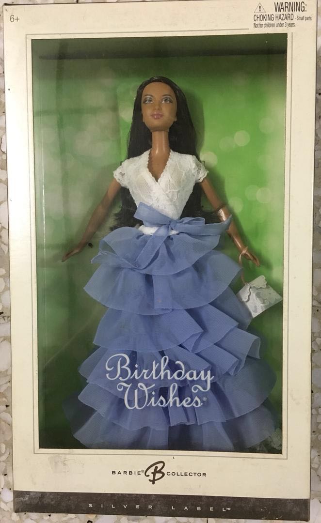 Birthday Wishes Barbie Doll 2005 Silver Label Barbie Collector, Hobbies ...