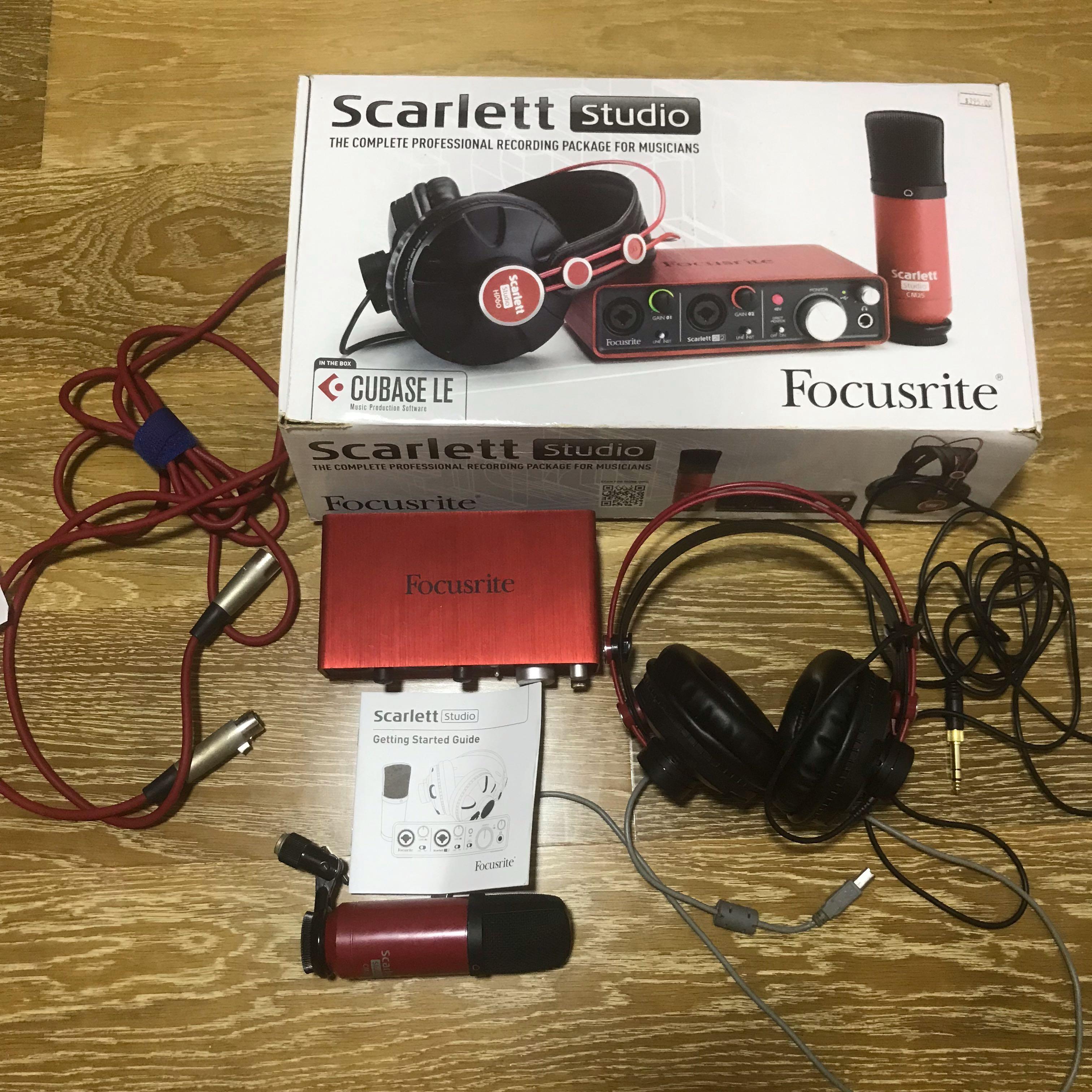 Focusrite Scarlett Studio (Gen 1), Audio, Other Audio Equipment on ...