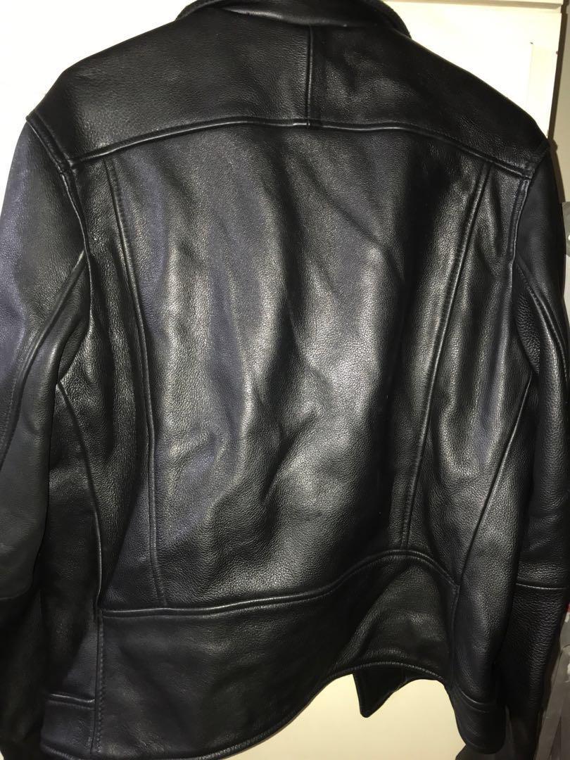 H&M Leather Jacket, Men's Fashion, Coats, Jackets and Outerwear on ...