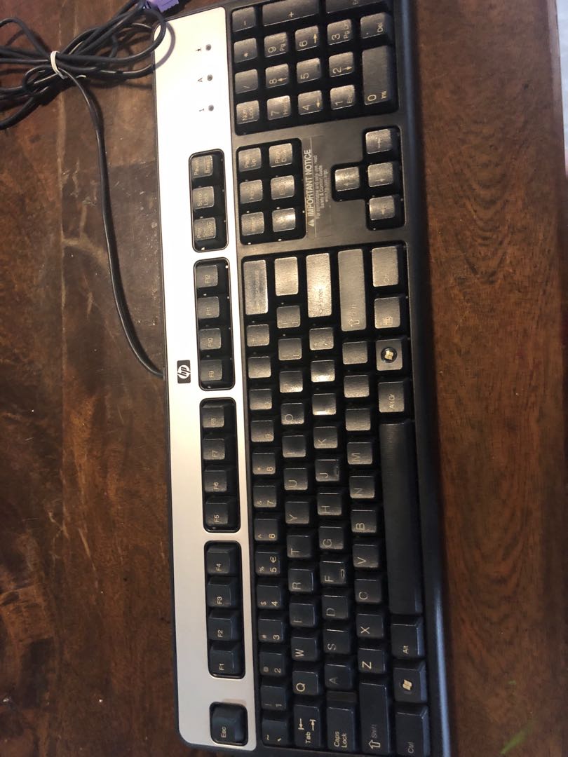 HP Keyboard, Computers & Tech, Parts & Accessories, Computer Keyboard ...