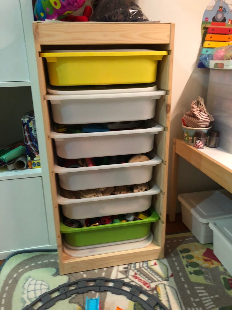 IKEA TROFAST storage frame, Furniture, Shelves & Drawers on Carousell