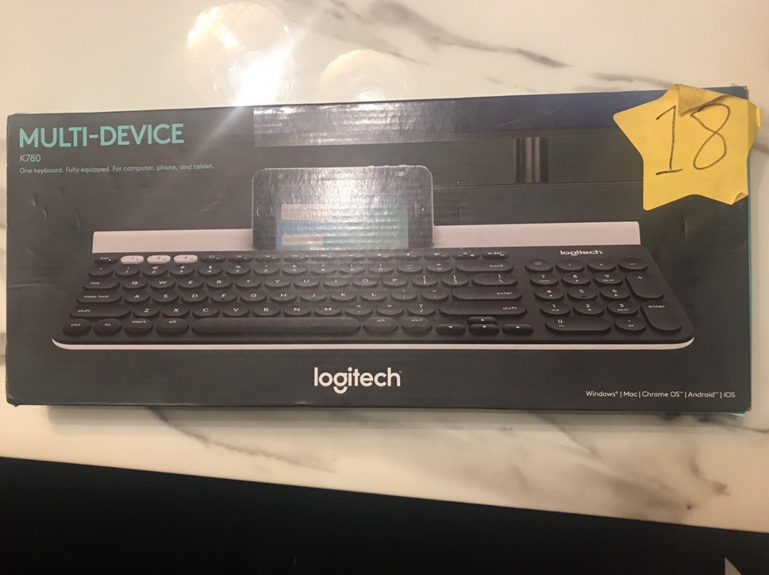 Logitech Multi Device Wireless Keyboard K780, Computers & Tech, Parts ...
