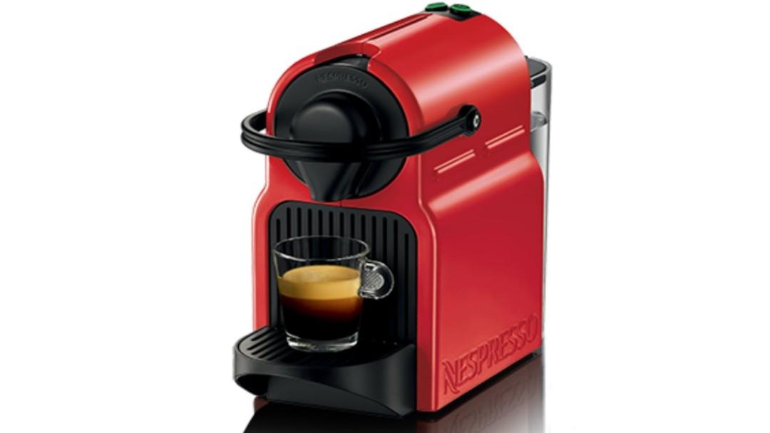 Nespresso Inissia Coffee Machine - Ruby Red, TV & Home Appliances ...