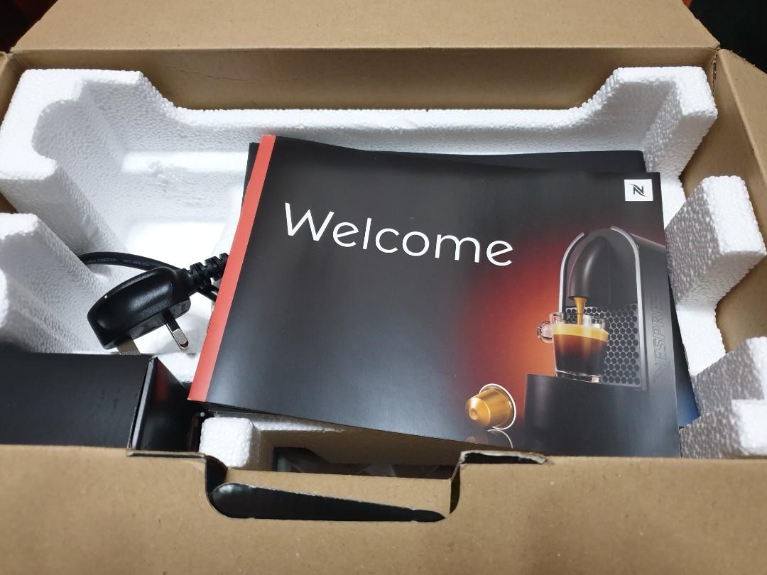 Nespresso Inissia Coffee Machine - Ruby Red, TV & Home Appliances ...