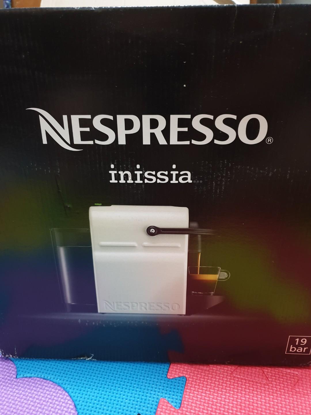 Nespresso Inissia Coffee Machine - Ruby Red, TV & Home Appliances ...