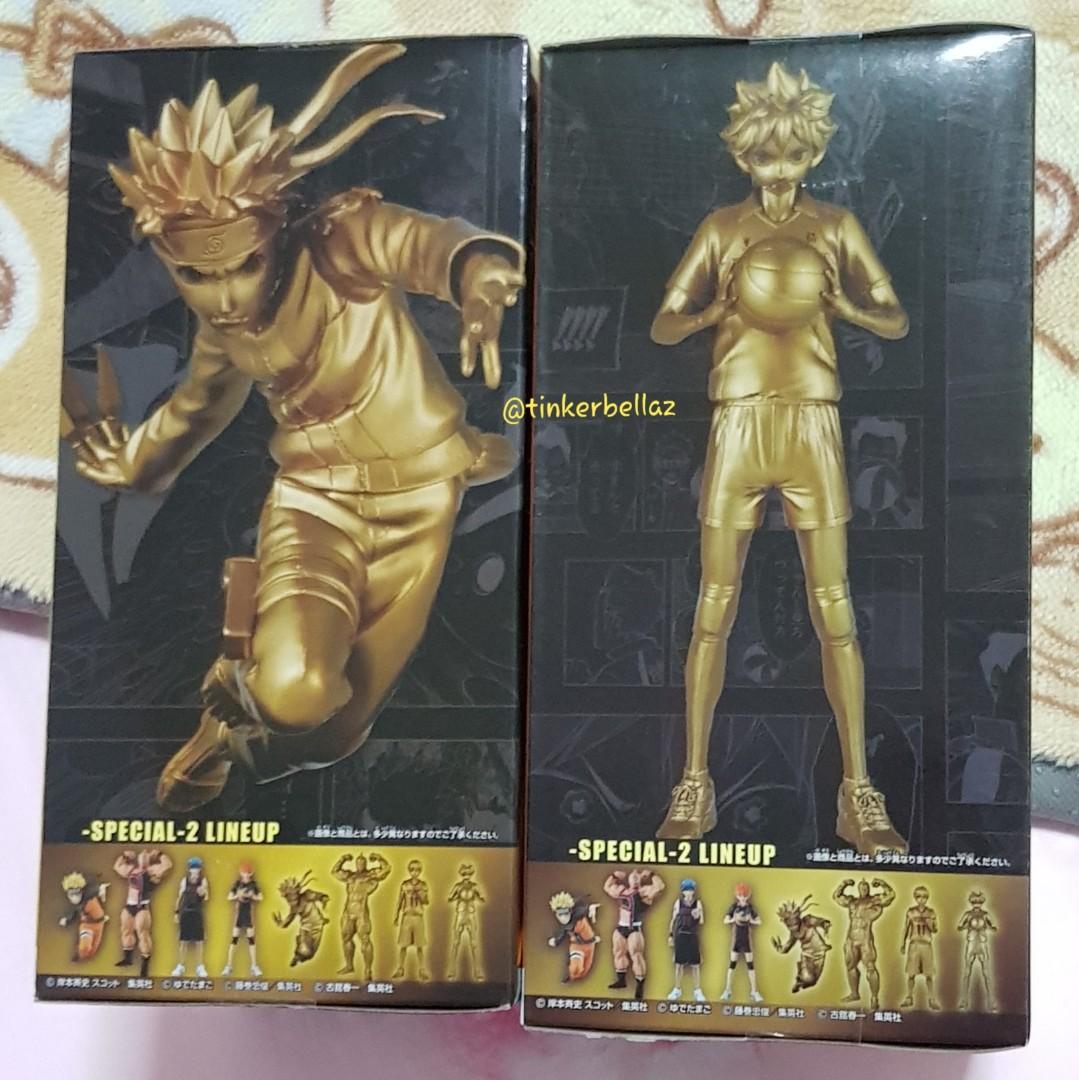 RARE! Uzumaki Naruto and Shoyo Hinata Gold Figure, Hobbies & Toys, Toys ...