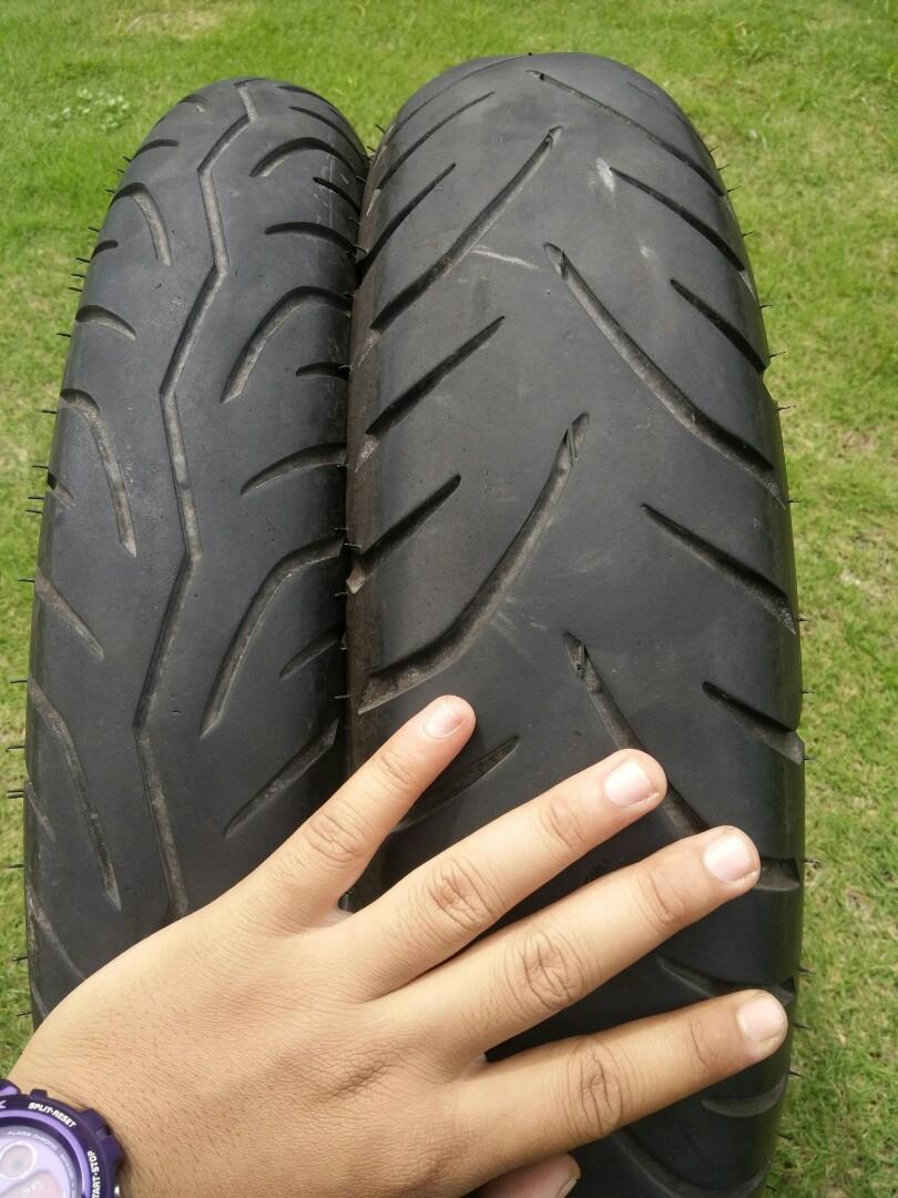 RS150 tayar original (std kilang), Auto Accessories on Carousell