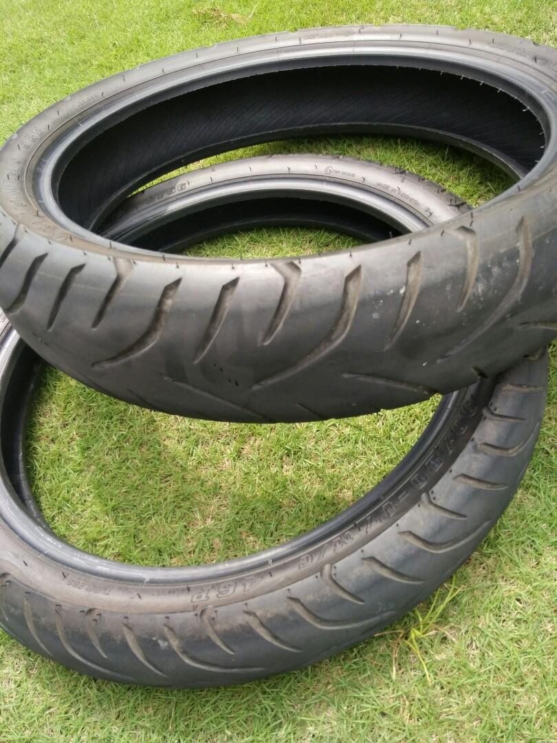 RS150 tayar original (std kilang), Auto Accessories on Carousell