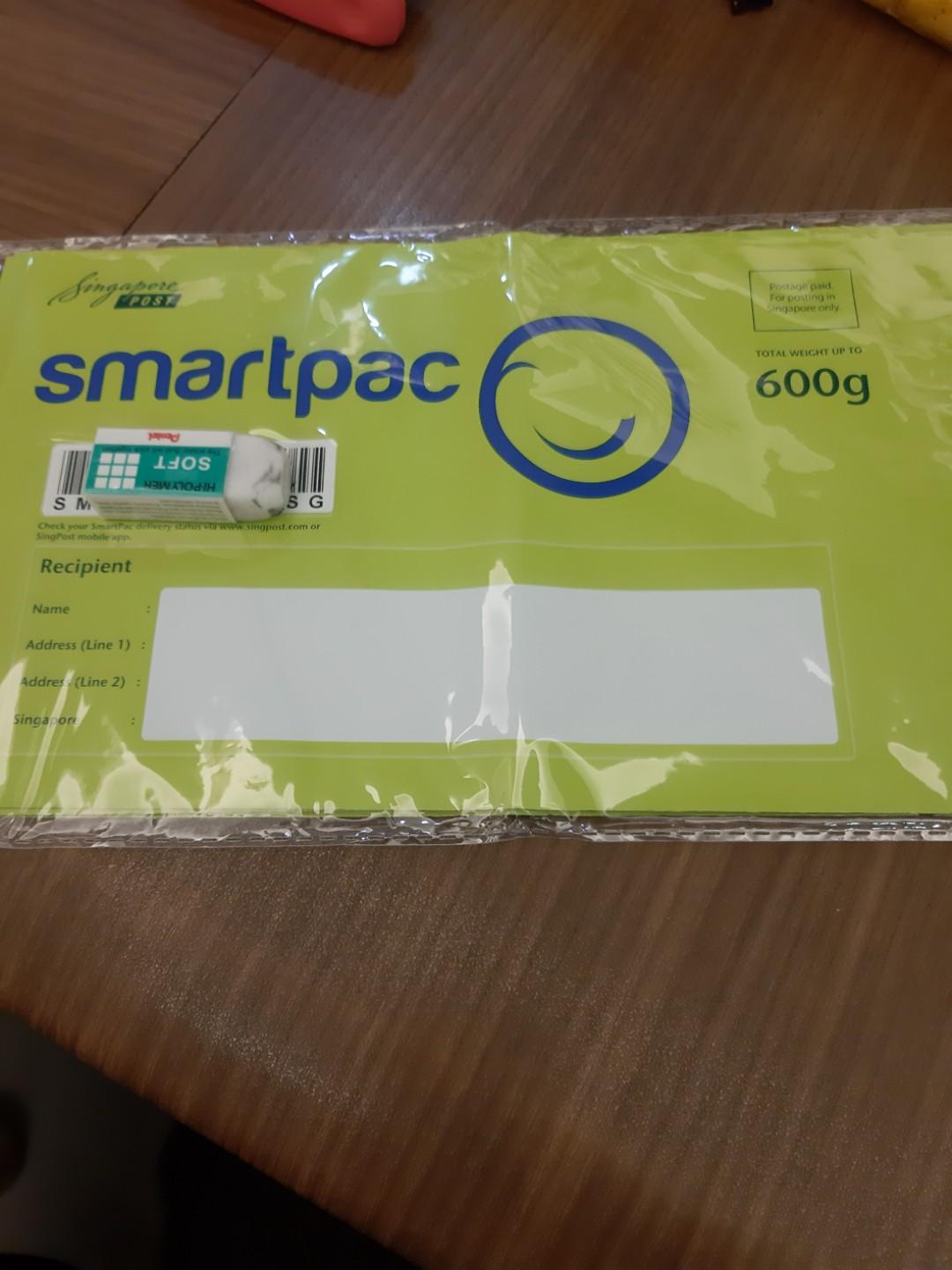 Singpost Sing Post Smartpac Smart Pac Mini envelop with tracking up to ...
