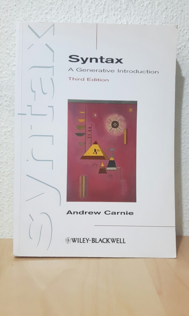 Syntax A Generative Introduction, Hobbies & Toys, Books & Magazines ...