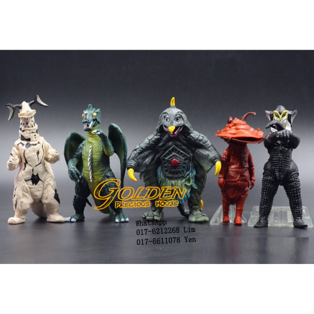 Ultraman figures Monster Raksaksa 5pcs/set, Hobbies & Toys, Toys ...