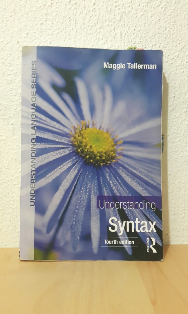 Understanding Syntax by Maggie Tallerman, Hobbies & Toys, Books ...