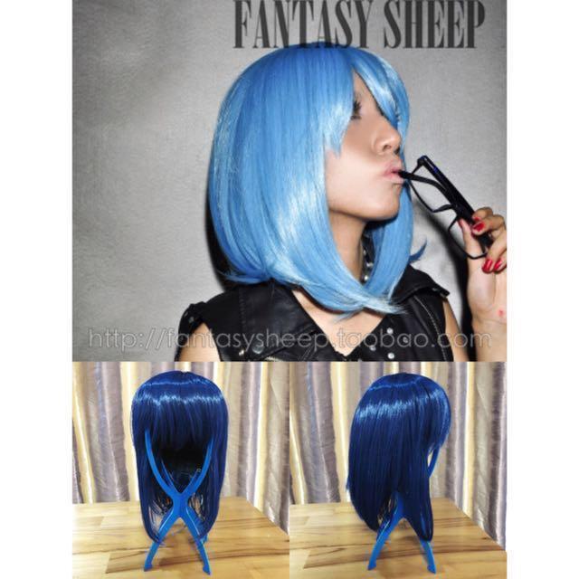 Updated* Dark Blue Wig Fantasy Sheep, Hobbies & Toys, Memorabilia ...