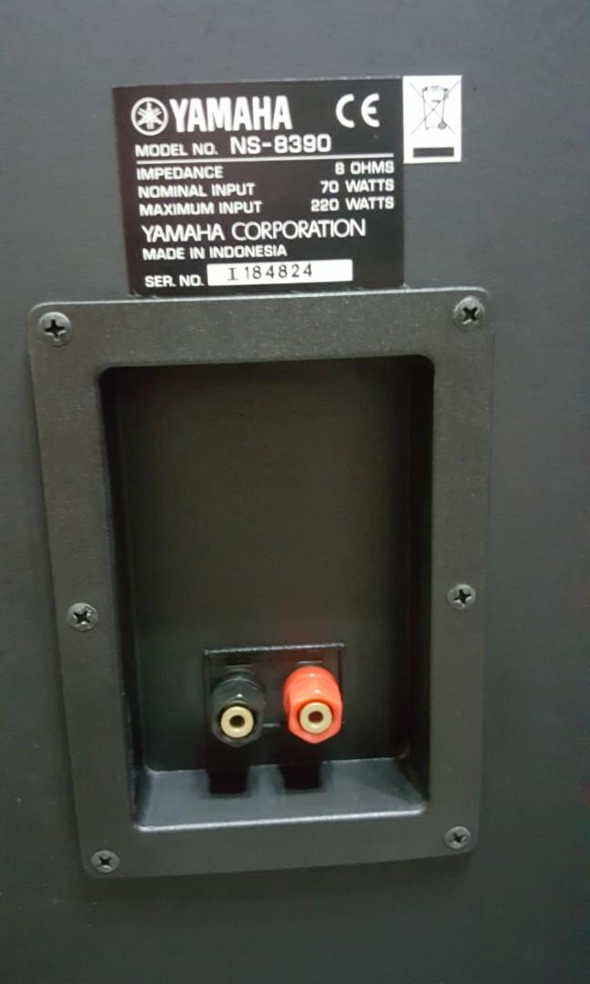 Yamaha Tower Speaker, Audio, Soundbars, Speakers & Amplifiers on Carousell