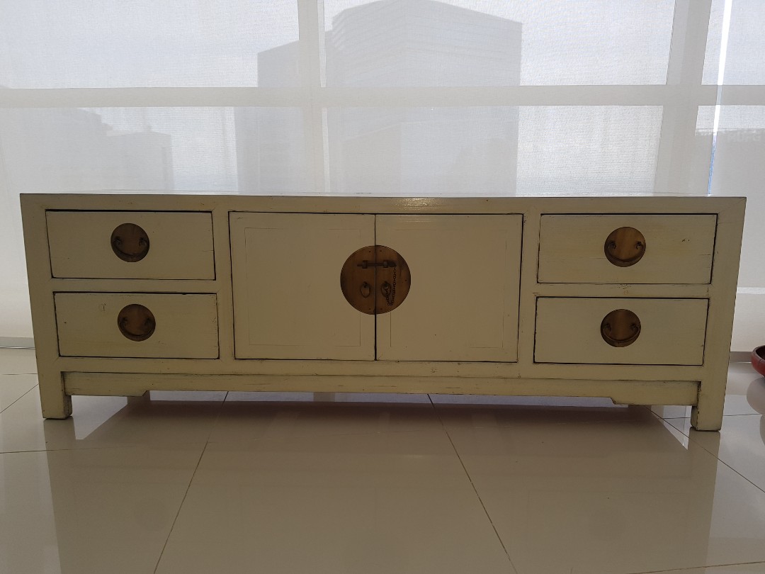 Antique Chinese Cabinet/TV console, Furniture & Home Living, Furniture ...