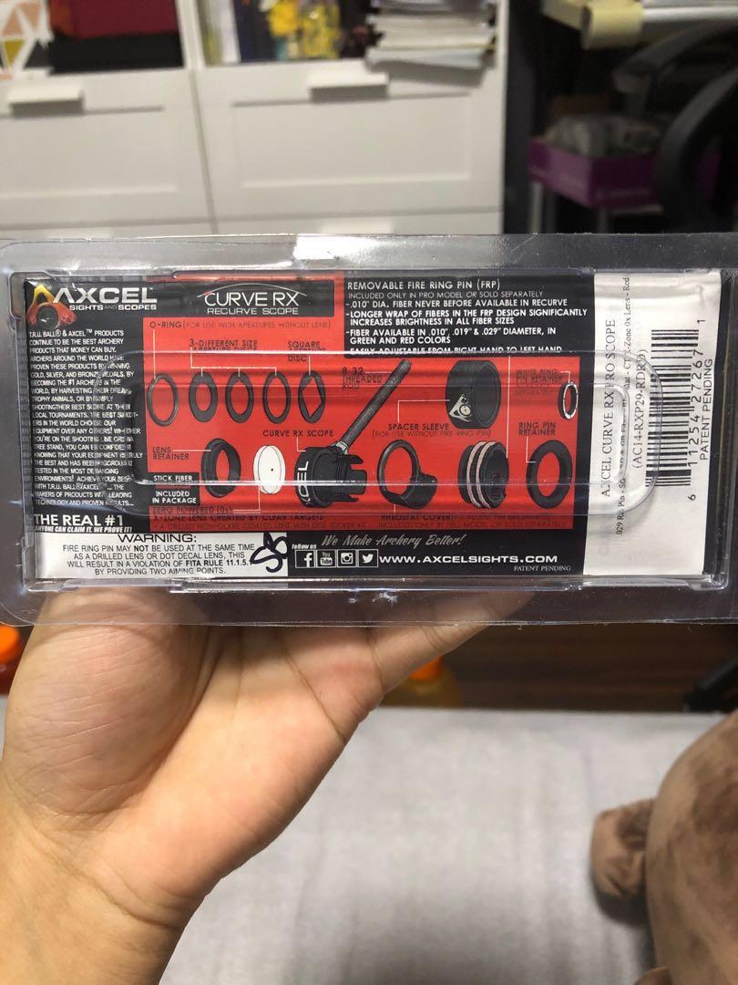 Axcel Curve Pro RX Recurve Scope/Sight Pin , Sports Equipment, Sports ...