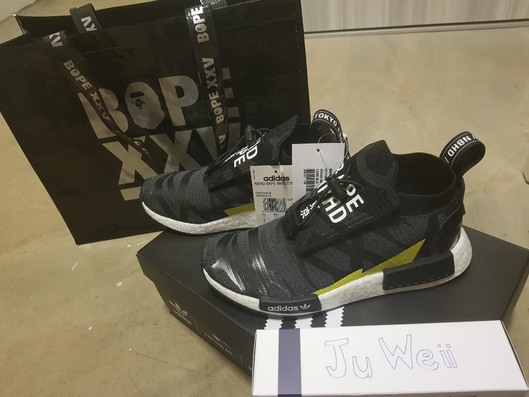 Bape x NBHD x Adidas TS1, Men's Fashion, Footwear, Sneakers on Carousell