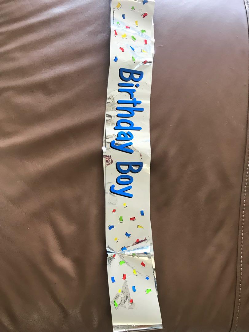 Birthday boy badge / sash, Hobbies & Toys, Stationery & Craft ...