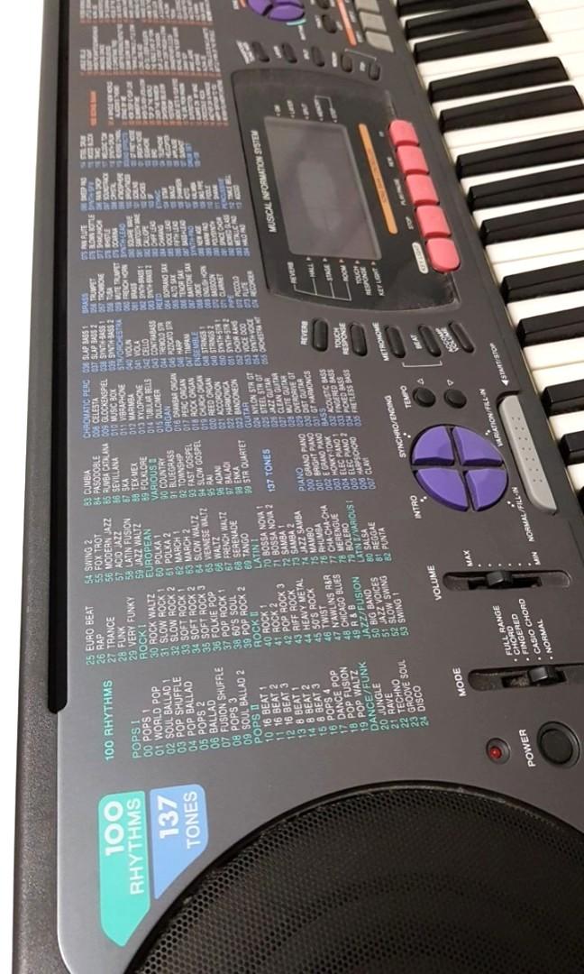 CASIO CTK-620L - KEYBOARD PIANO ORGAN -61 KEY, Hobbies & Toys, Music ...