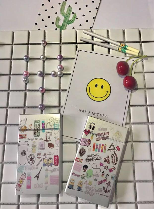 Cute Cigarettes Tin Boxes, Women's Fashion, Bags & Wallets, Purses ...