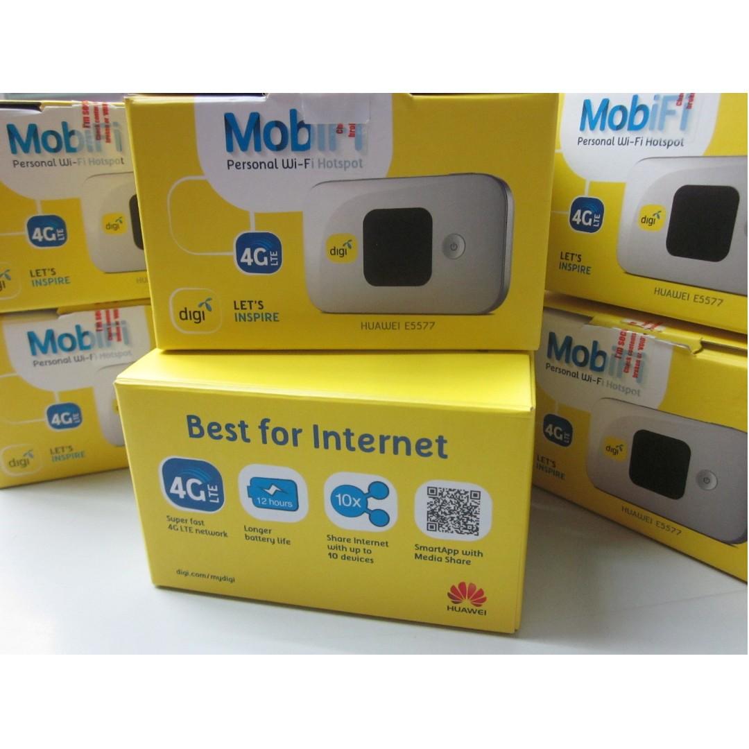 Digi Huawei E5577 4G LTE MiFi Modem Router 150Mbps COD/WALK IN/POSTAGE ...