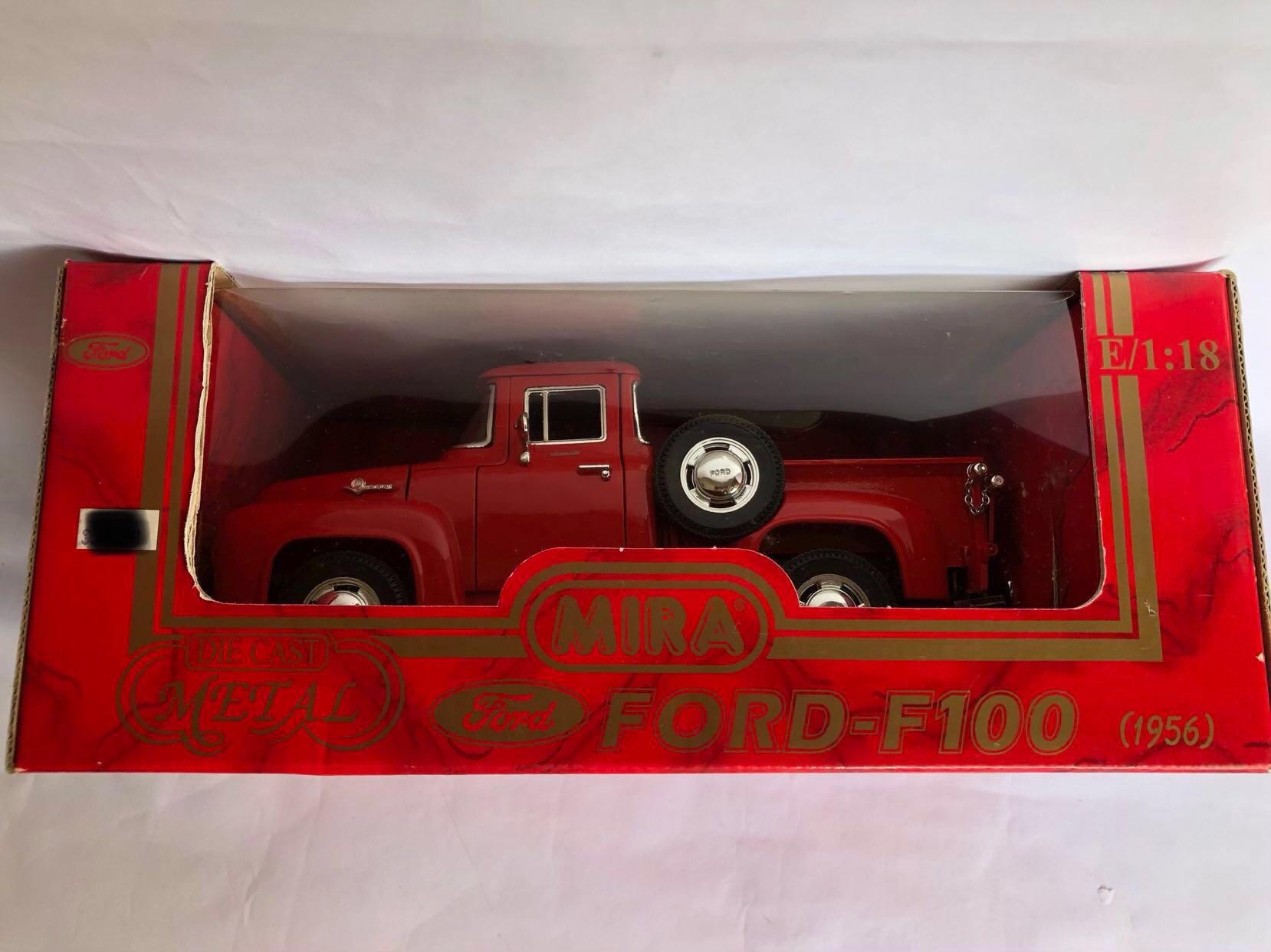 Ford F100 (1956) Car Model 1/18 Diecast , Hobbies & Toys, Memorabilia & Collectibles, Vintage ...