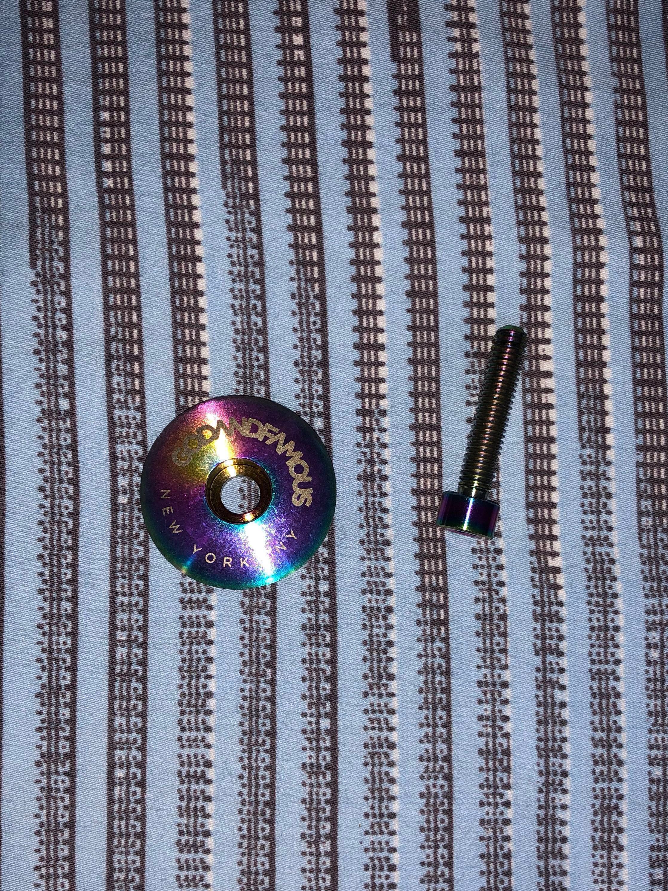 godandfamous oil slick top cap, Sports Equipment, Bicycles & Parts ...