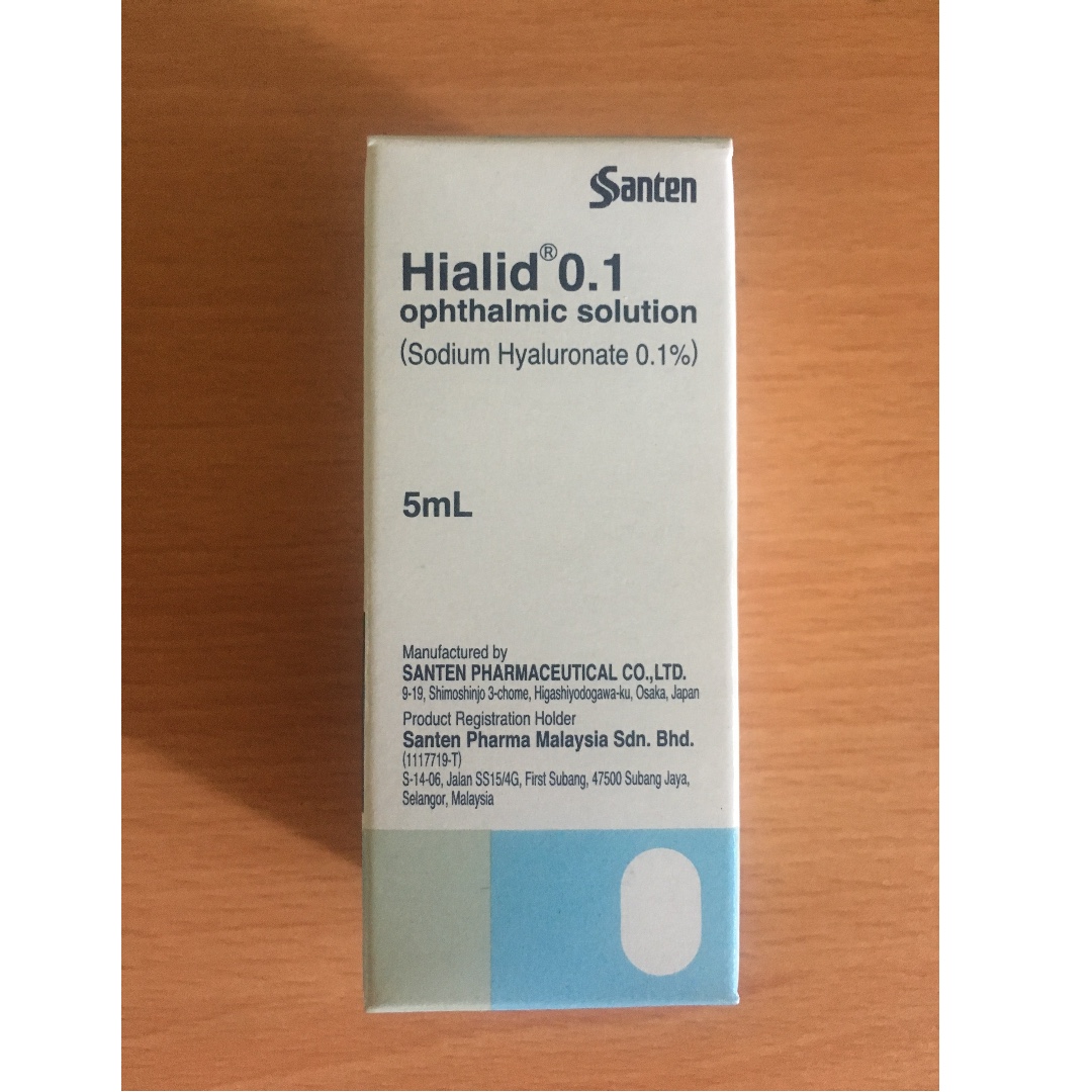 Hialid 0.1 Ophthalmic Solution Eyedrop on Carousell