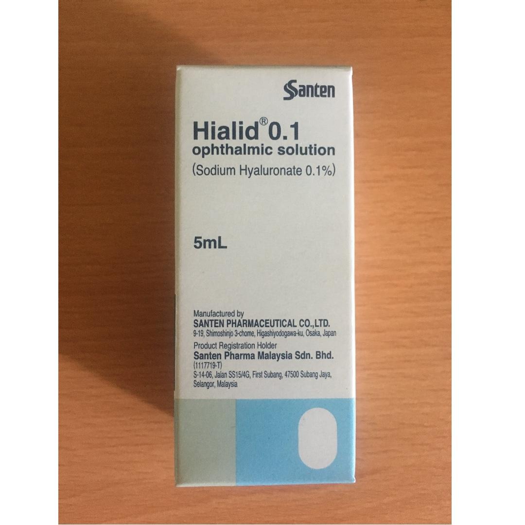 Hialid 0.1 Ophthalmic Solution Eyedrop on Carousell