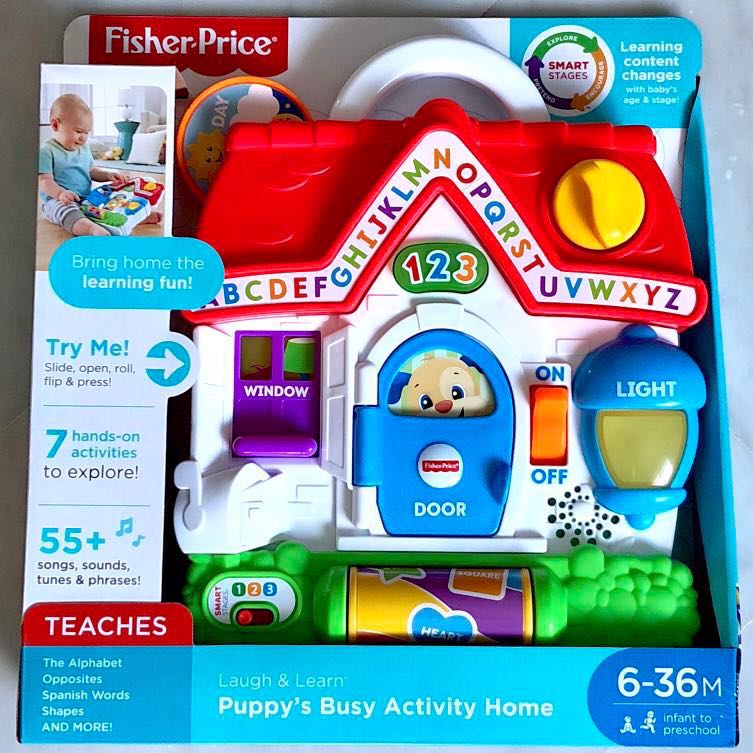 (In-Stock) Fisher-Price Puppy's Busy Activity Home Toy Playset (Brand ...