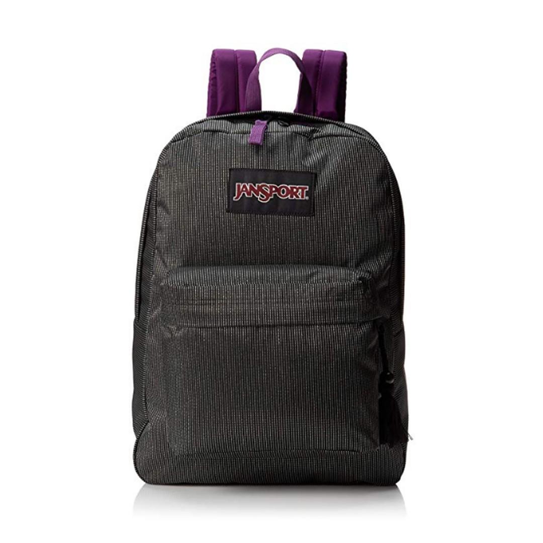 Jansport Super FX backpack, Vivid Purple Sparkle Dot Jansport Super FX ...