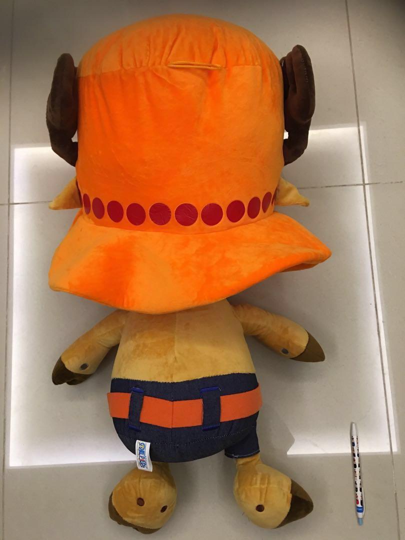 Jumbo Big One Piece Ace Chopper Plushie and smaller one ( Toei ...