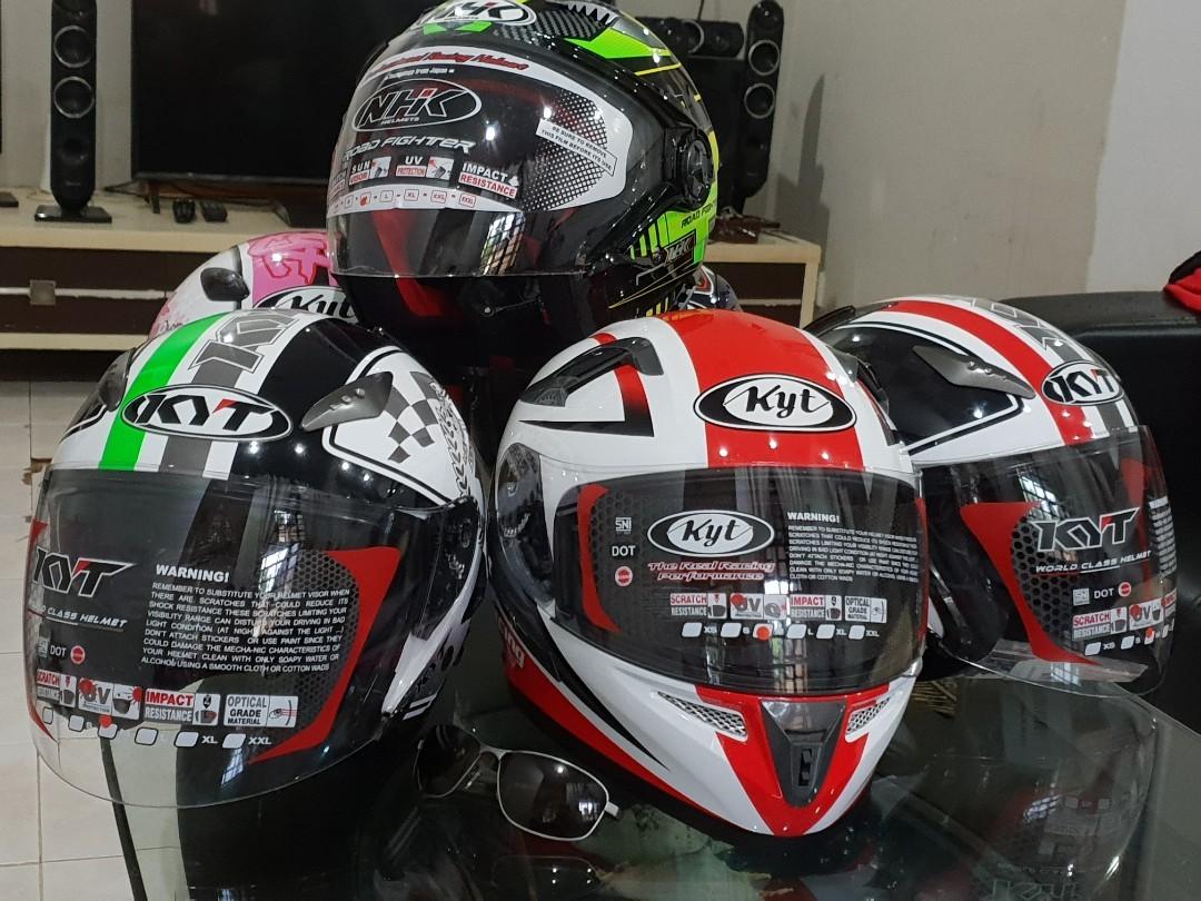 KYT NHK GM ZEUS RSV INK HELMETS and Visors, Motorcycles, Motorcycle ...
