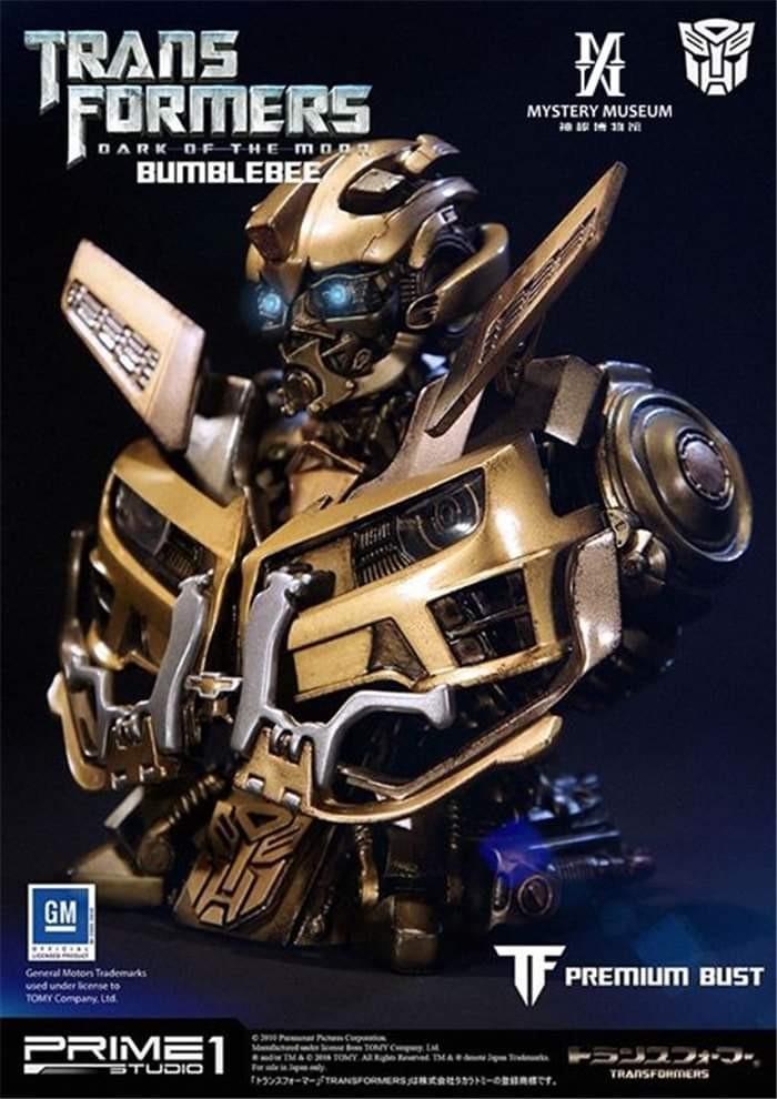 Prime1 Studio Megatron Optimus Prime Starscream BumbleBee Bust (Gold ...