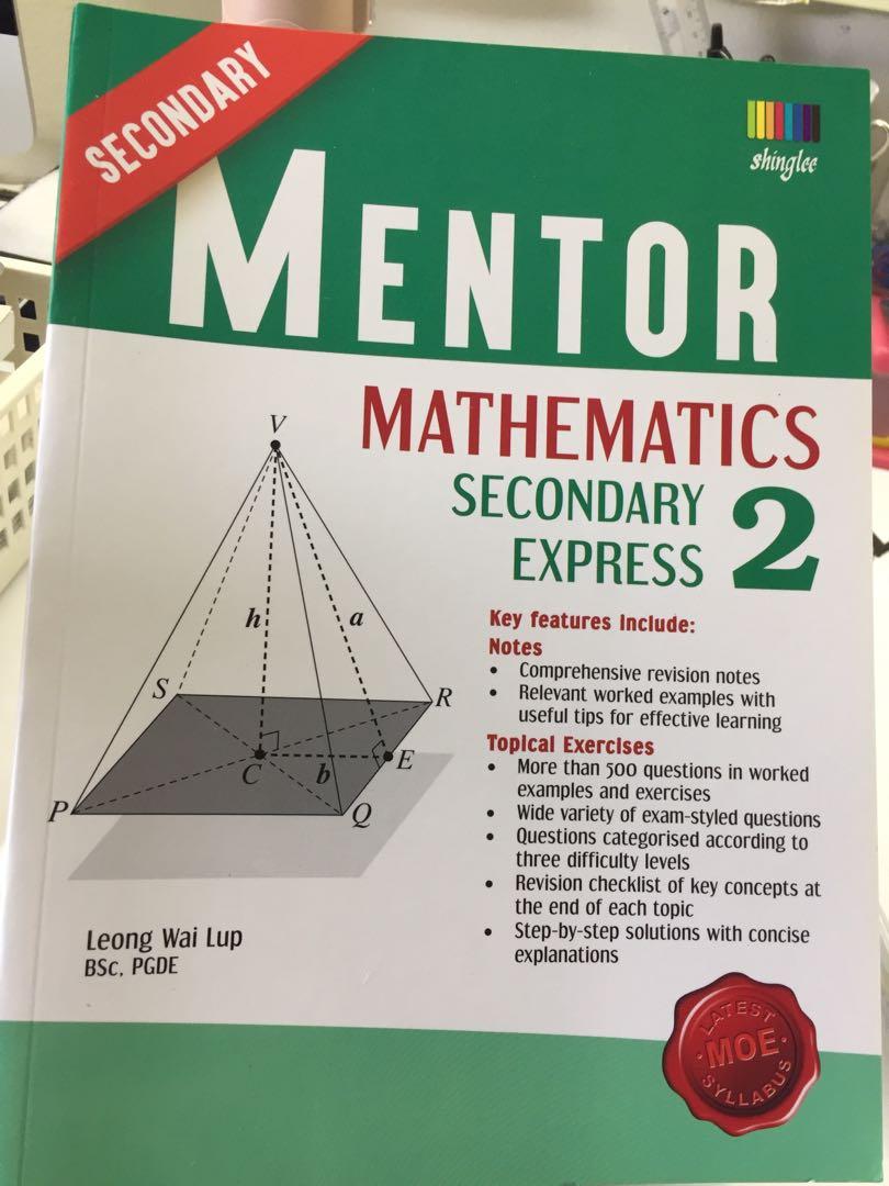 Mentor Mathematics Sec 2, Hobbies & Toys, Books & Magazines, Assessment ...